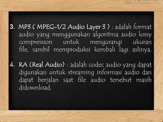 Audio (teknik audio visual) | PPT