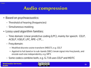 Multimedia Services: Audio | PPT