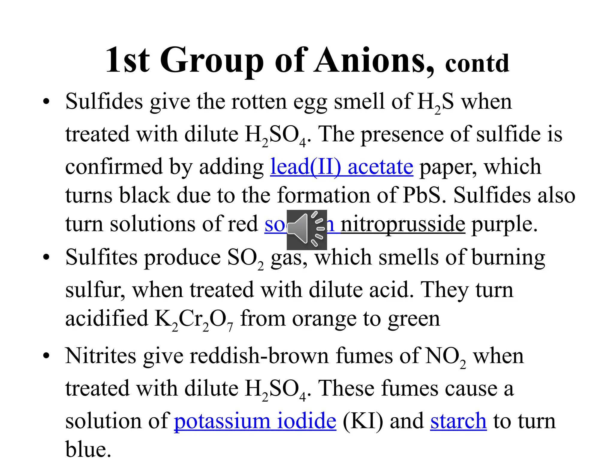 AUDIO -CHM 102--MODULE 1 --QUALITATIVE ANALYSIS.pptx | Chemistry | Science
