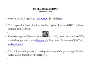 AUDIO -CHM 102--MODULE 1 --QUALITATIVE ANALYSIS.pptx | Chemistry | Science