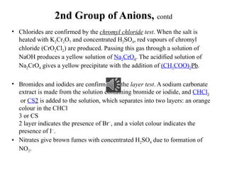 AUDIO -CHM 102--MODULE 1 --QUALITATIVE ANALYSIS.pptx | Chemistry | Science