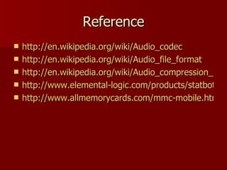 Audio Codec | PPT