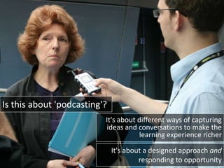 Audio enhanced learning environment | PPTX