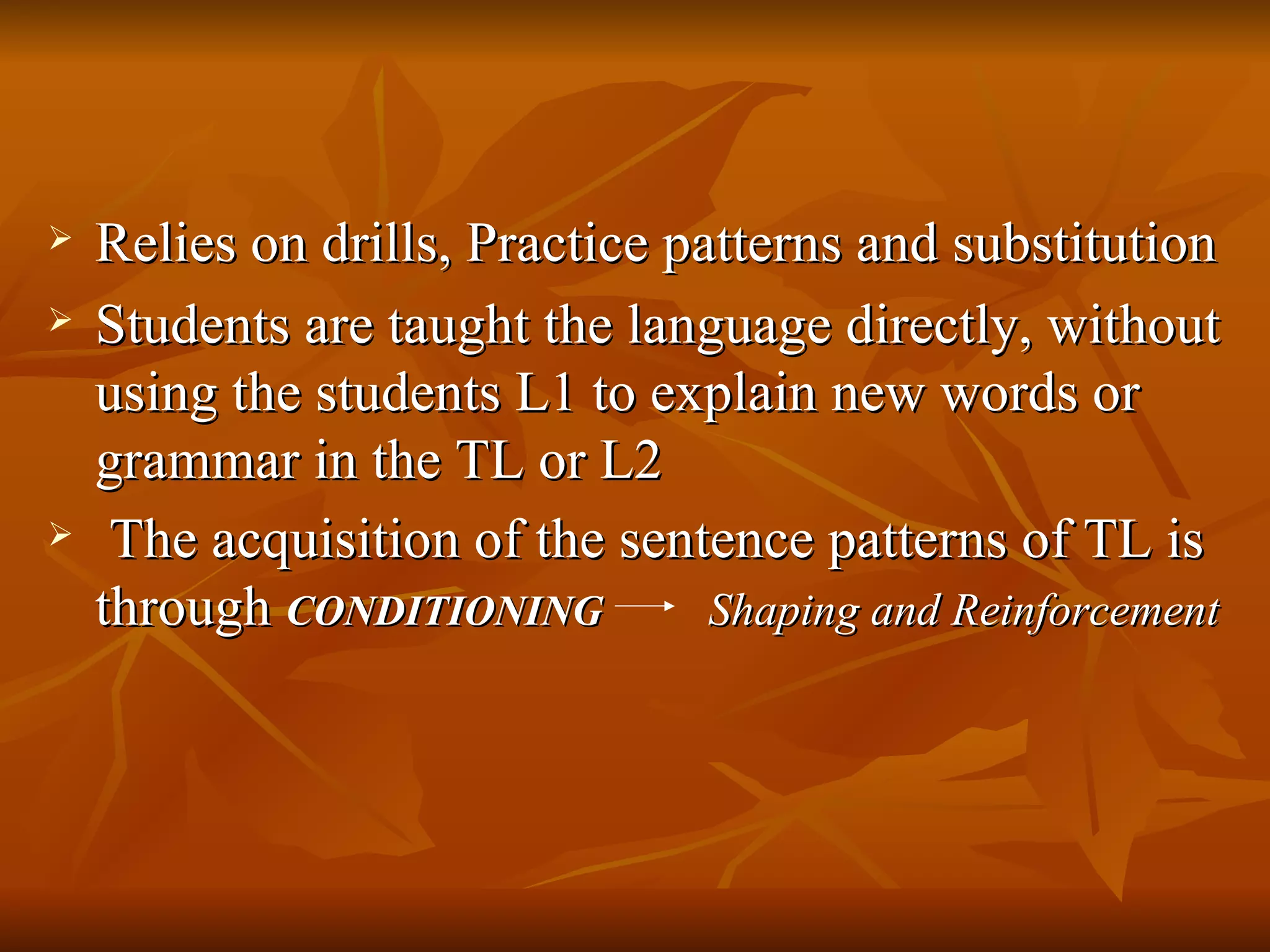 Audio Lingual Method | PPT