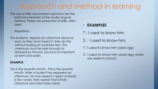Audio lingual method | PPTX