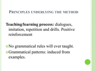 Audio lingual method | PPTX