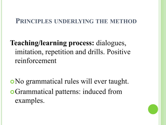 Audio lingual method | PPTX