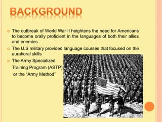 Audio Lingual Method | PDF