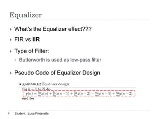 Audio processing algorithms on the gpu | PPT