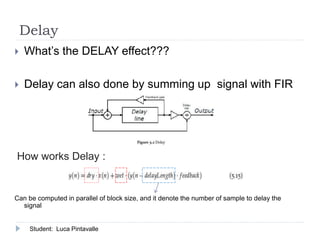 Audio processing algorithms on the gpu | PPT