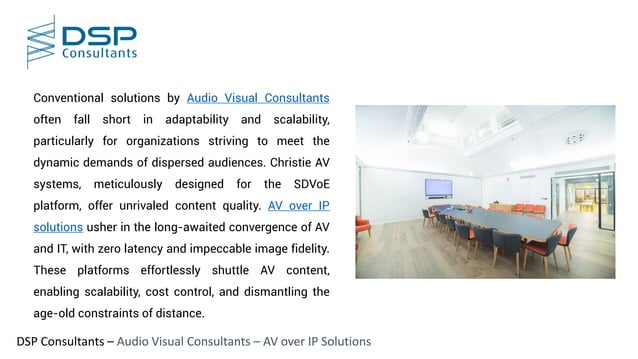 Audio Visual Consultants | PDF