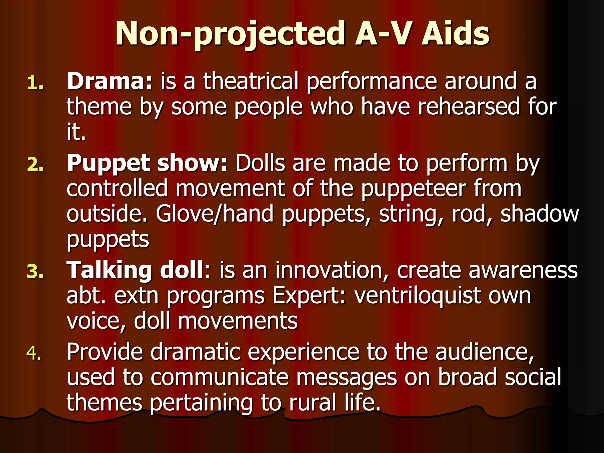 Audio visual aids | PPT