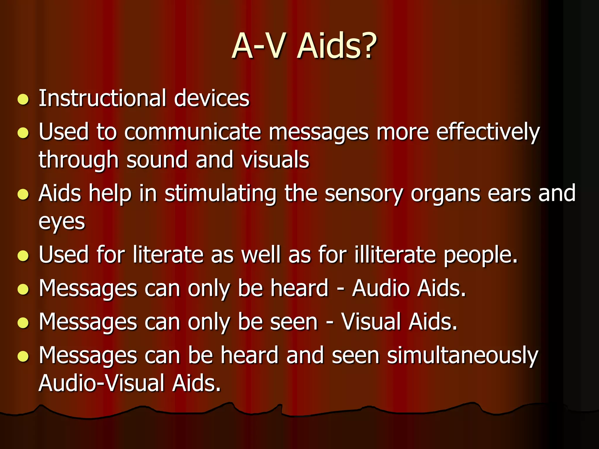 Audio visual aids | PPT