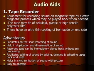 Audio visual aids | PPT