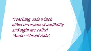 Audio visual aids | PPTX
