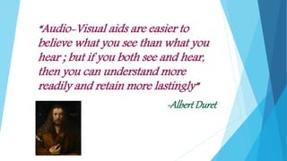Audio visual aids | PPTX