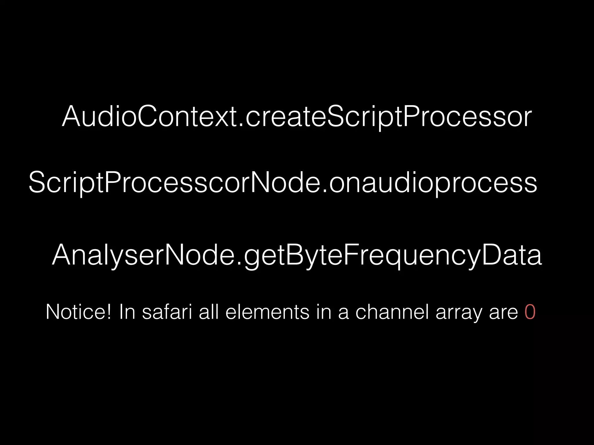 Audio visualization English Version | PPT