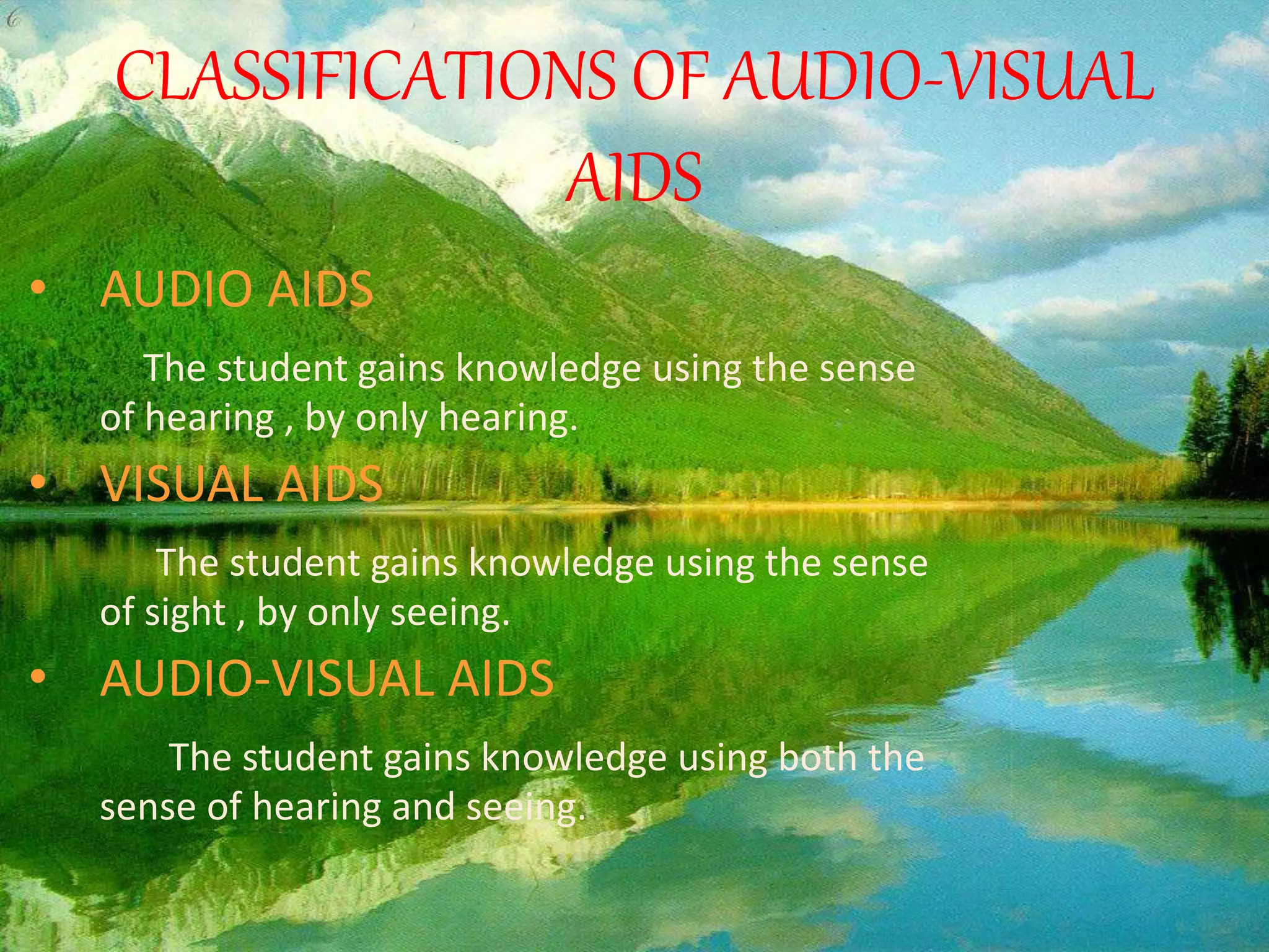 Audio aids ppt | PPTX