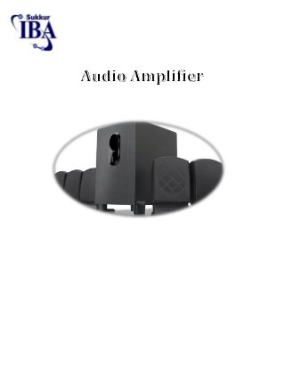 Audio amplifier | PDF