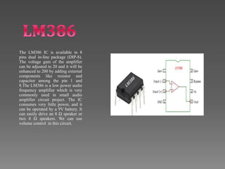 Audio Amplifier with Bass Boost (PRESENTATION).pptx
