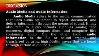 AUDIO AND MEDIA INFORMATION.pptx