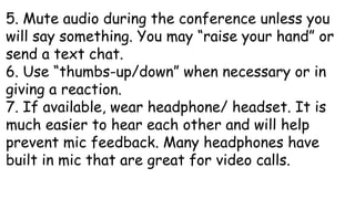 Audio and Video Conferencing on EPP6.pptx