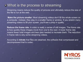 Audio and Video Streaming | PPT