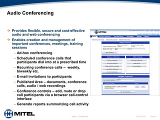 Audio And Web Conferencing | PPTX