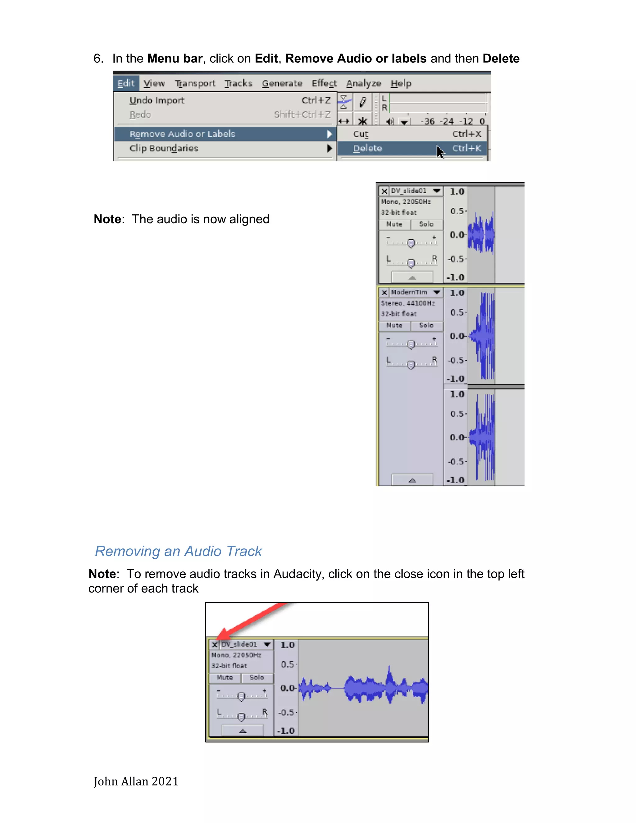 Audio Editing Basics with Audacity 2021 | PDF