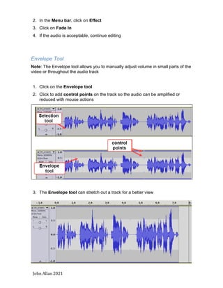 Audio Editing Basics with Audacity 2021 | PDF