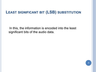 Audio authentication techniques | PPTX