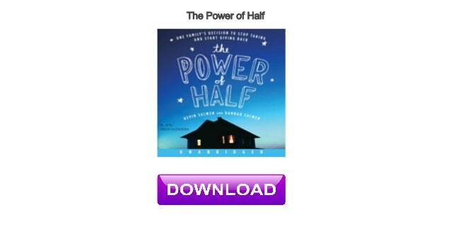 audio biographies The Power of Half