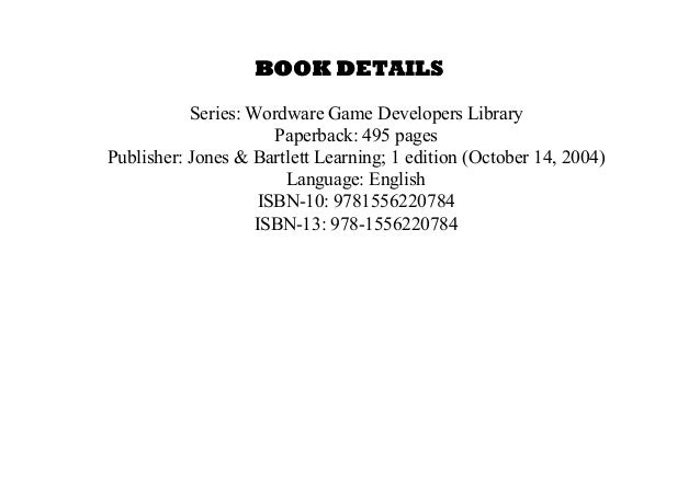 [#PDF~] Programming Game AI by Example (Wordware Game Developers Library)