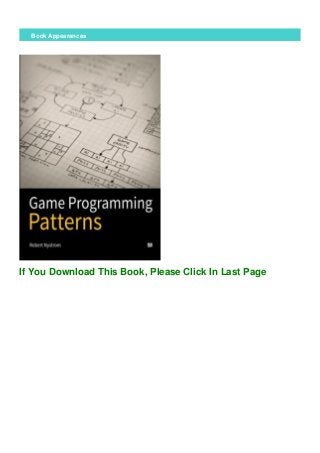 (Audiobooks) Game Programming Patterns (By-Robert Nystrom)