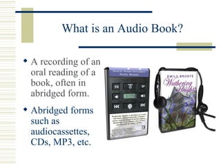 Audio Books Powerpoint Test | PPT