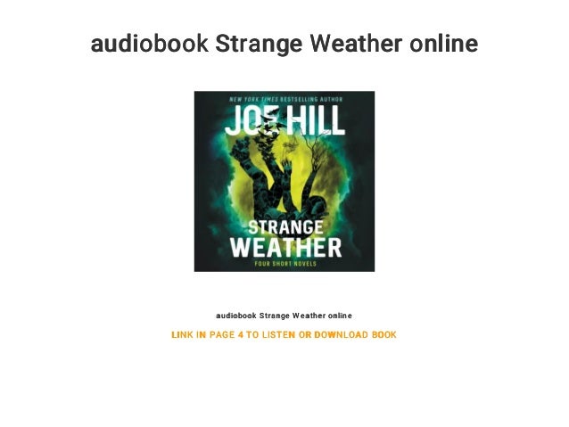 audiobook Strange Weather online