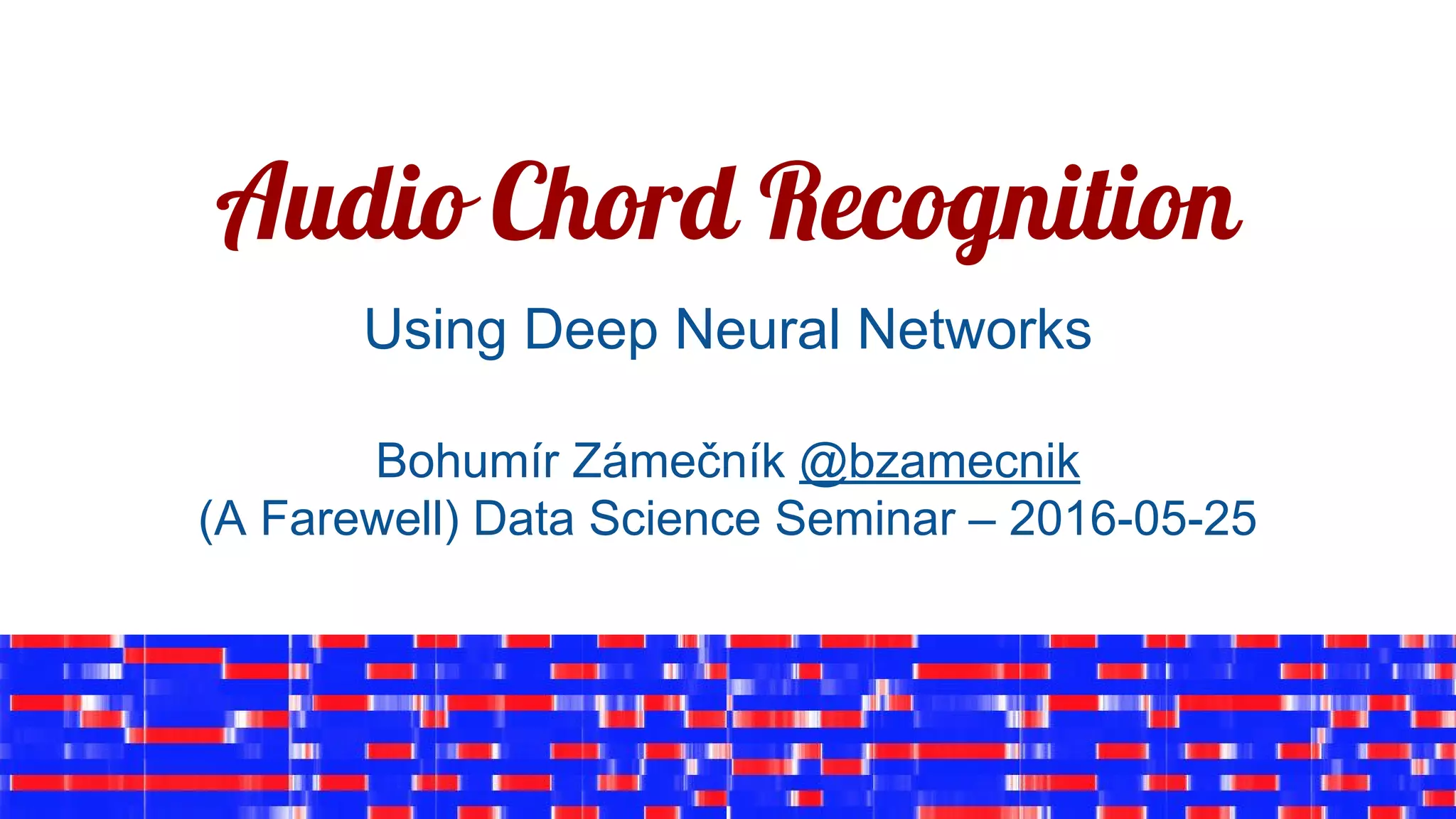 Audio chord recognition using deep neural networks | PDF
