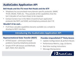 AudioCodes Session Border Controller Update | PPTX