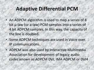 Audio compression | PPTX