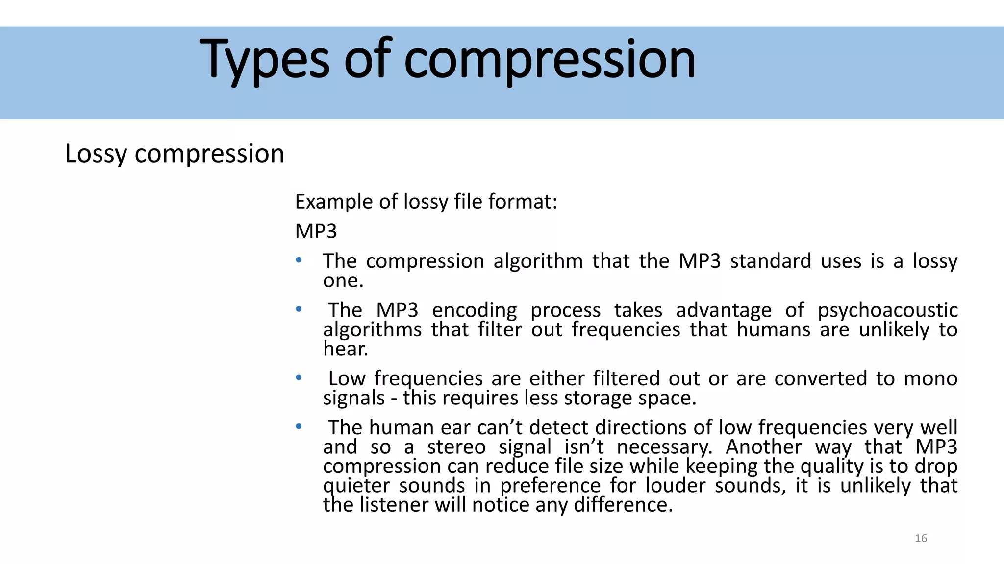 Audio compression | PPTX
