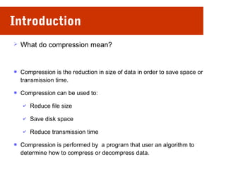 Audio compression | ODP