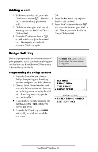 Audio conferencing polycom_soundstation2_user_manual | PDF