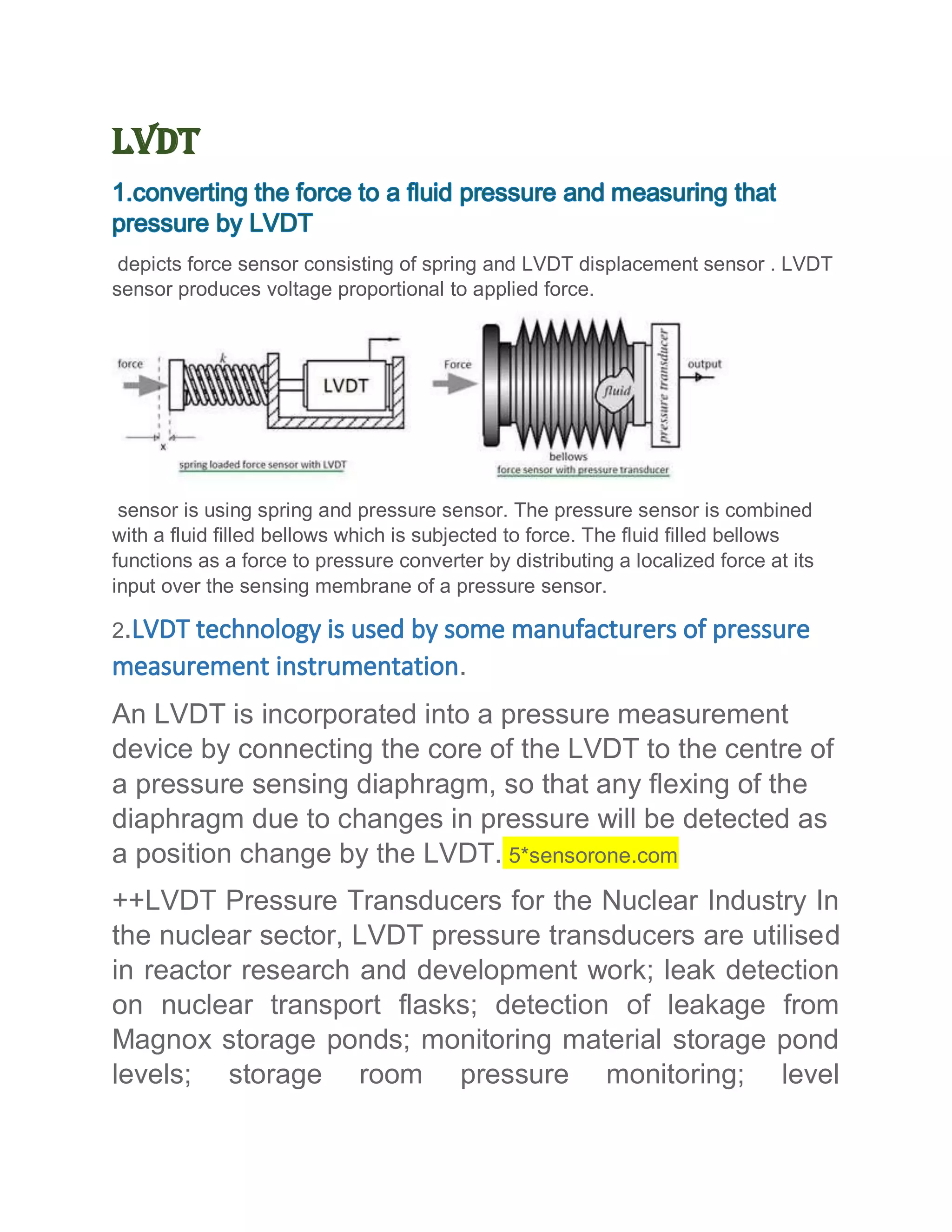 Application of sensors : Thermistors and potentiometer | PDF