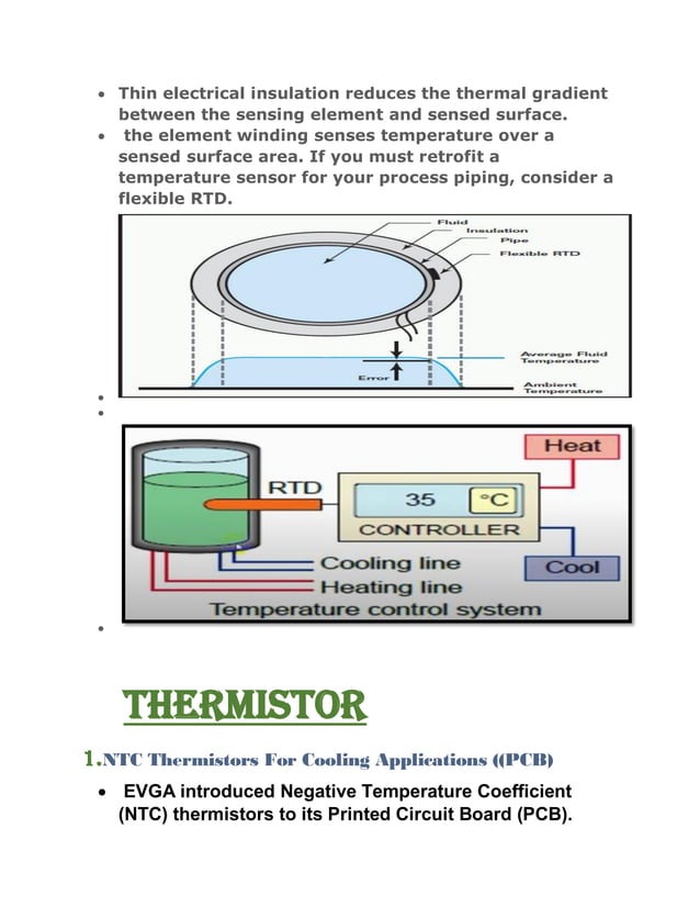 Application of sensors : Thermistors and potentiometer | PDF | Musical Instruments | Hobbies ...