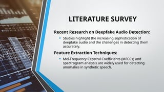 Audio Deepfake PPT by deep learning project | PPTX