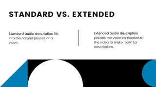 Audio Description with 3Play Media.pdf | Digital Audio | Computer ...