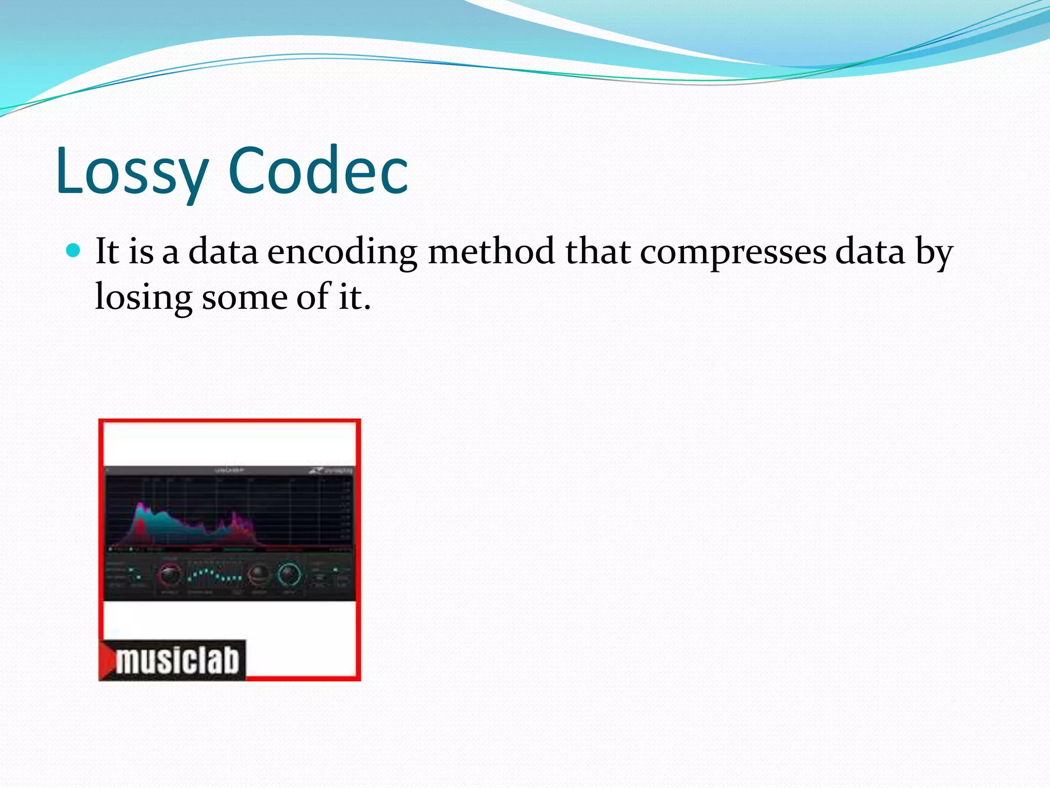 Audio devices, formats and codecs | PPT