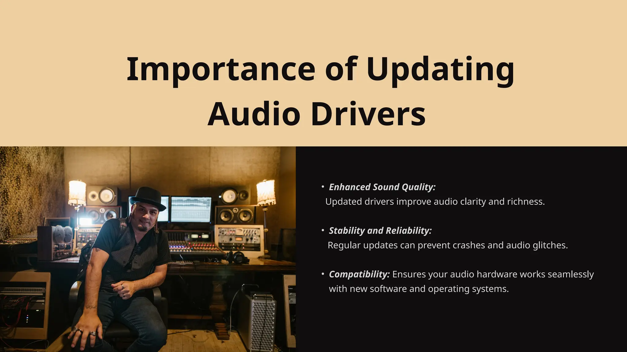 Audio Driver Updater 101: Essential knowledge for clearer sound | PPT