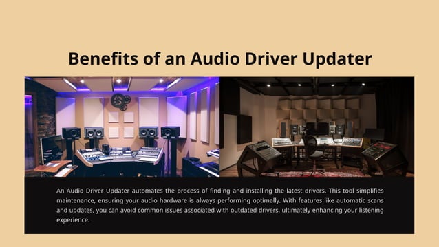 Audio Driver Updater 101: Essential knowledge for clearer sound | PPT