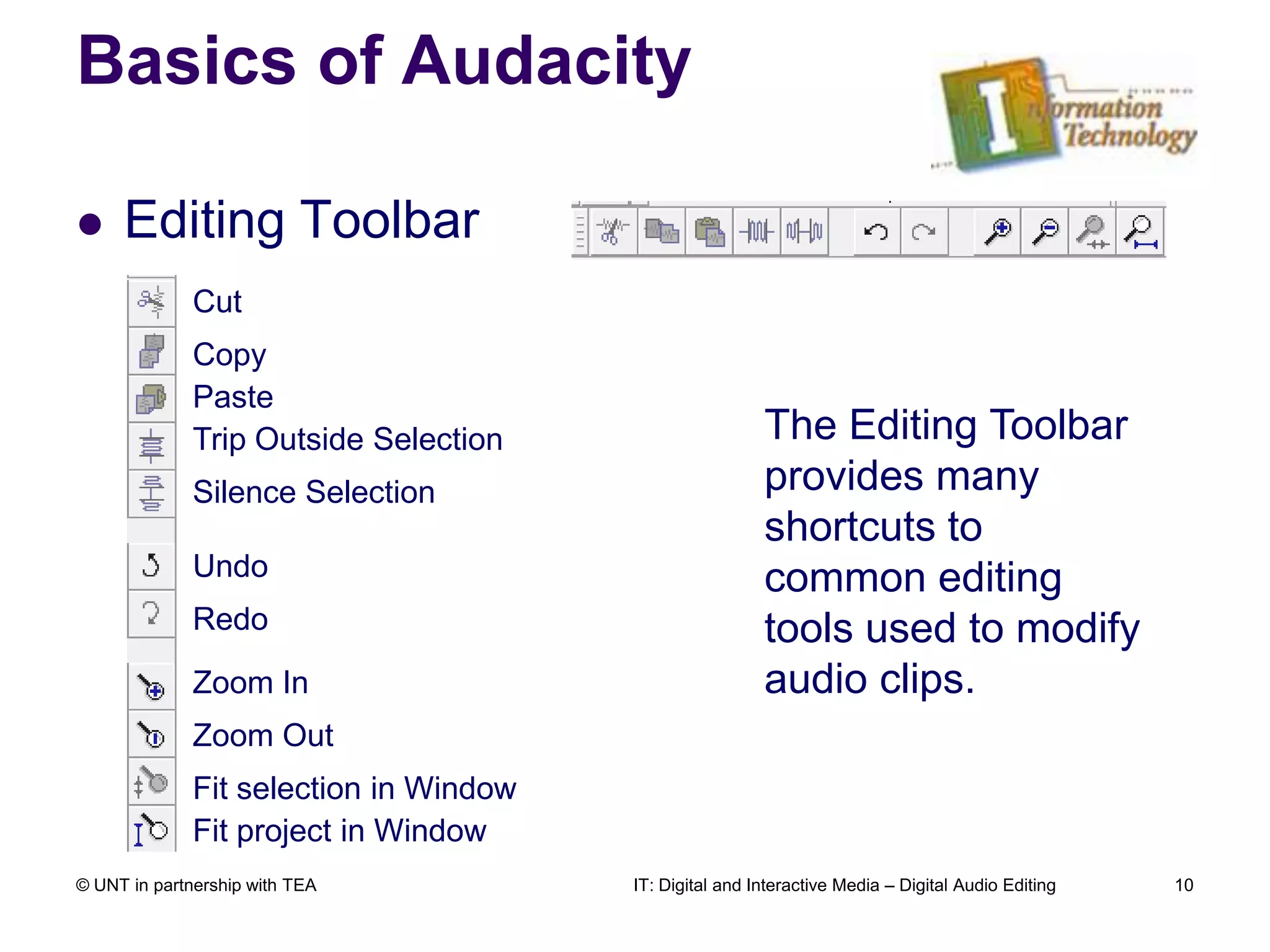 Audio editing ppt | PPTX